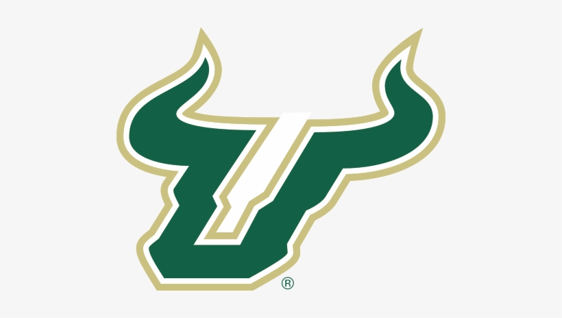Bull Horns Green Gold Outline - Usf Bulls Logo PNG Image | Transparent ...