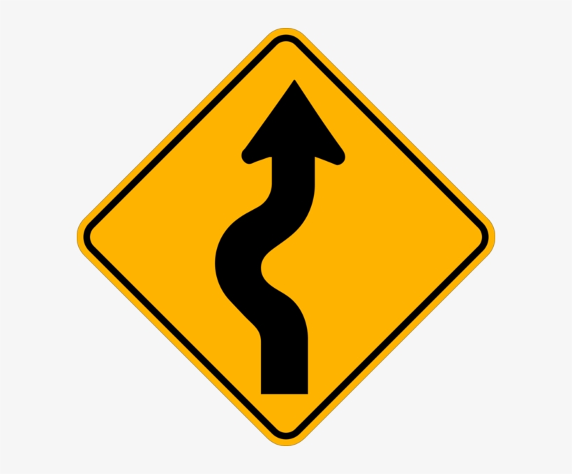 Winding Road Sign Png PNG Image | Transparent PNG Free Download on SeekPNG