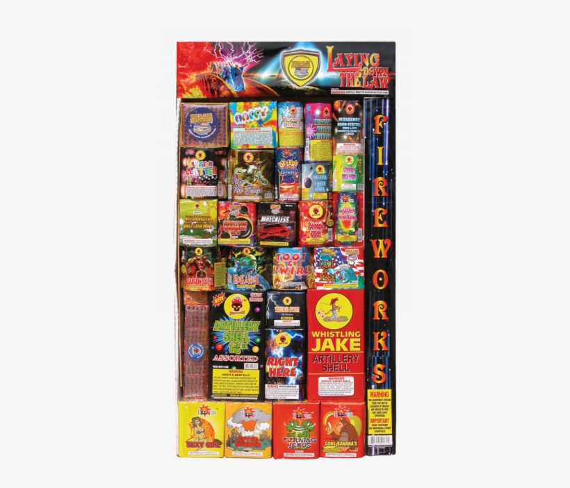 Laying Down The Law Firework Assortment - Big Firework Assortment Boxes ...