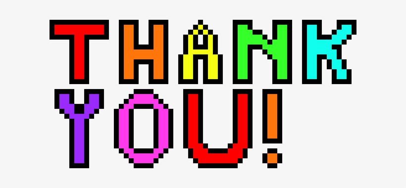 Thank You So Much - Pixel Art PNG Image | Transparent PNG Free Download ...