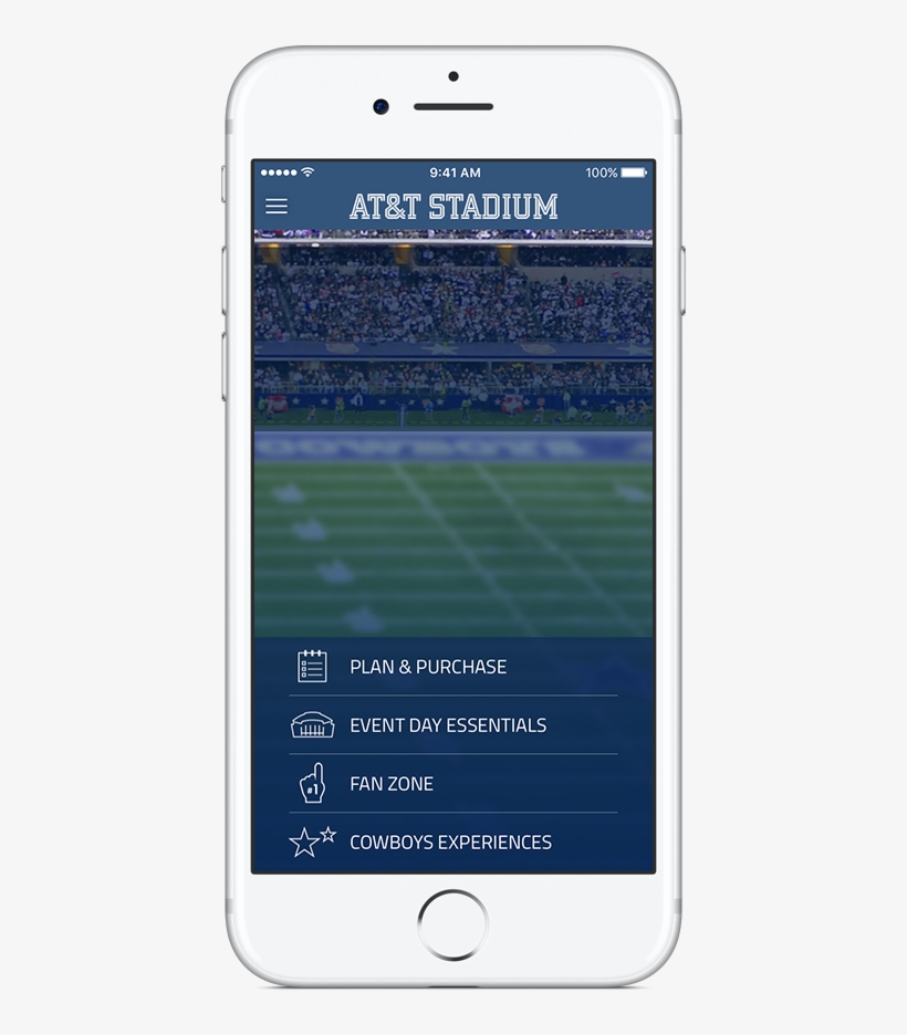 If You Haven't Already, Download The At&t Stadium App - Smartphone PNG ...