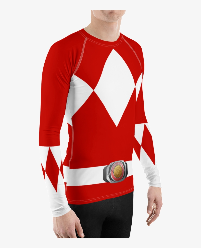 Red Ranger Rash Guard - Rash Guard PNG Image | Transparent PNG Free ...