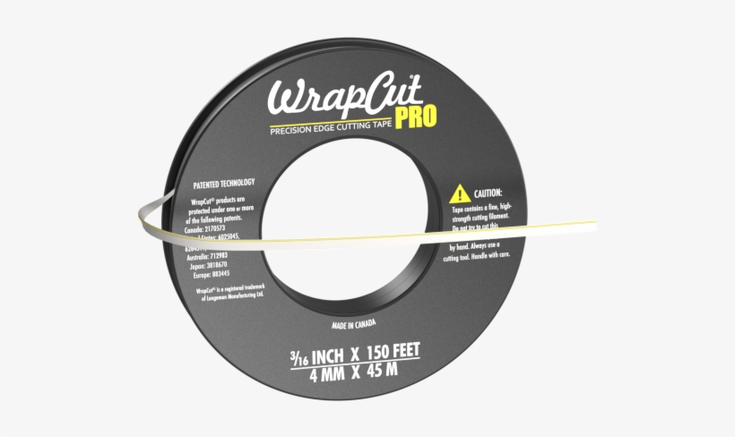 Wrapcut® Pro Precision Edge Cutting Tape - Wrapcut Pro Precision Edge Cutting Tape, 150 Ft (1 ...