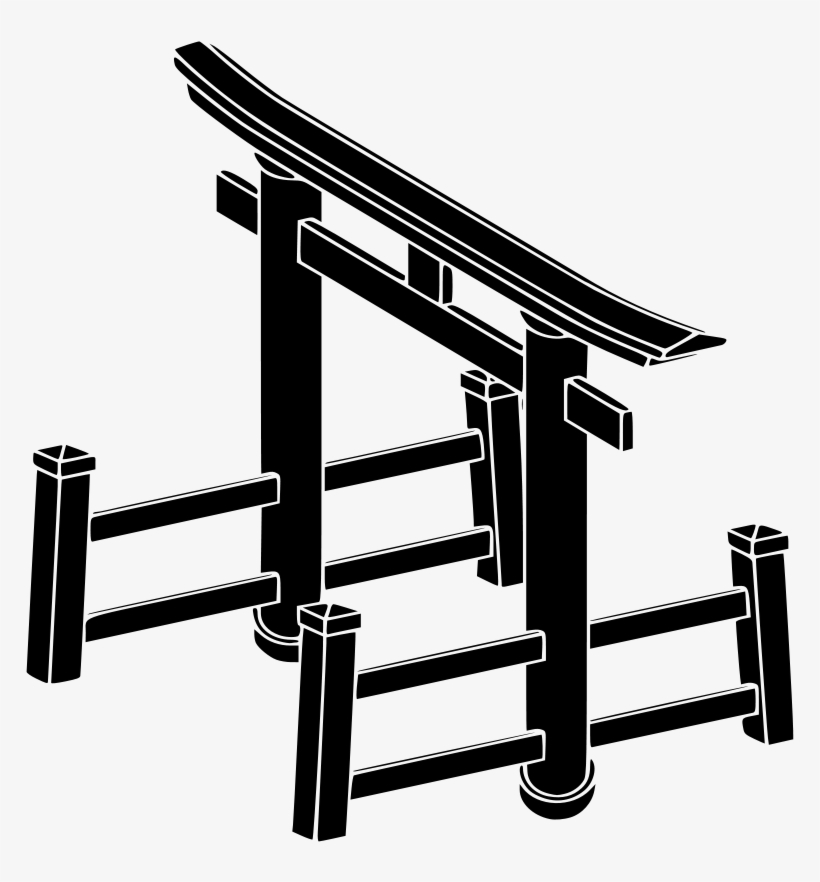 The Famous Torii Rising From The Water At Itsukushima - Torii Gate PNG ...