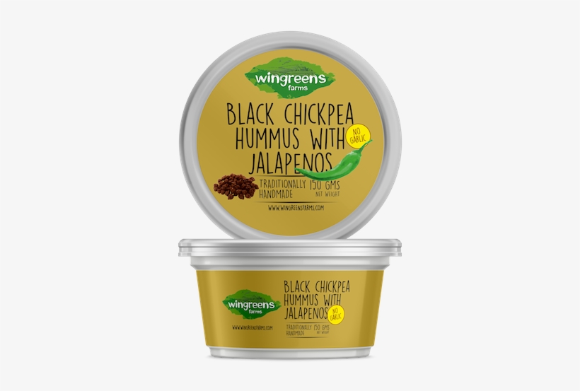 Black Chickpea Hummus With Jalapenos Online - Wingreens Hummus PNG ...