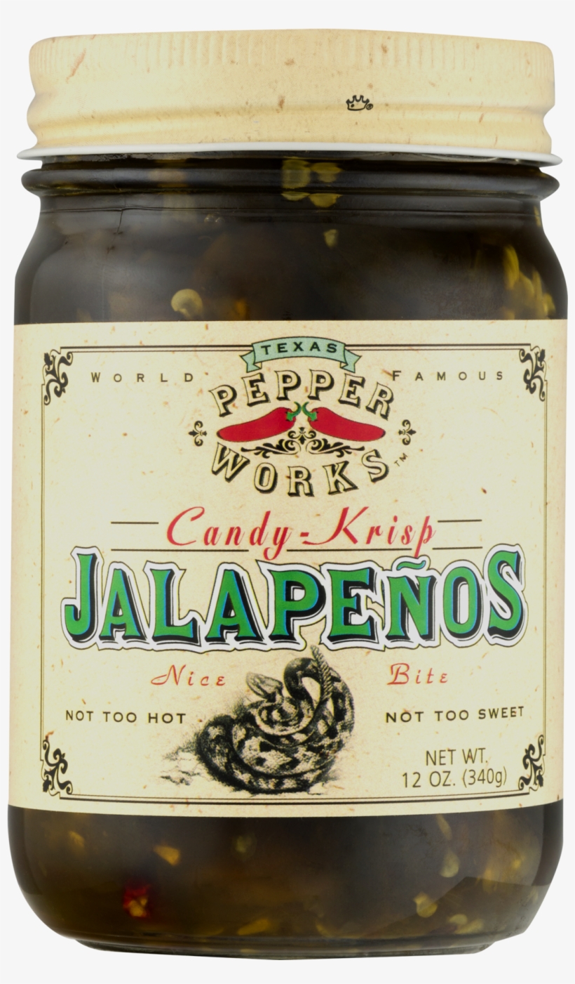 Pepper Works Jalapenos, Candy-krisp - 12 Oz PNG Image | Transparent PNG ...