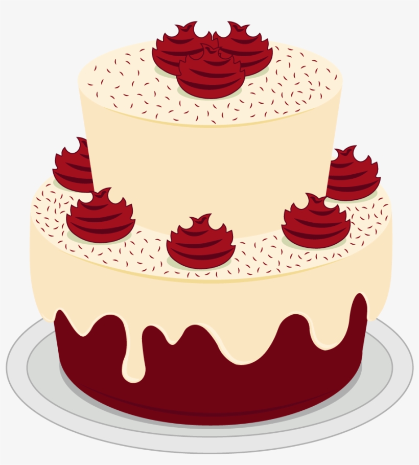Red Velvet Birthday Cake PNG Image | Transparent PNG Free Download on ...