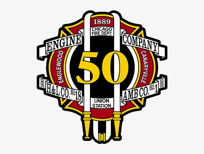 Chicago Fd Engine 50's Decal Fire Dept, Fire Department, - Chicago Fire ...