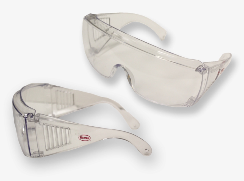 Boss® Over The Glasses Safety Glass Clear - Boss B501c Clear Over The ...