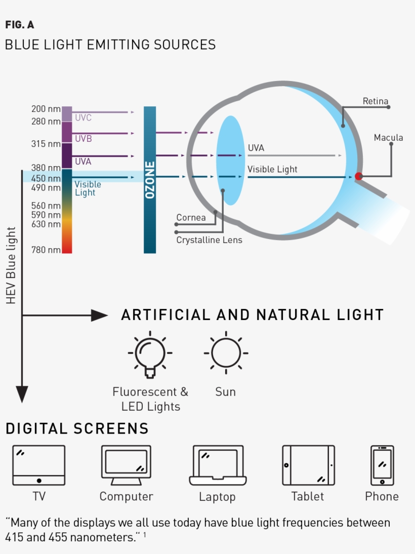 Bz Assets Image - Effects Of Blue Light Technology PNG Image ...