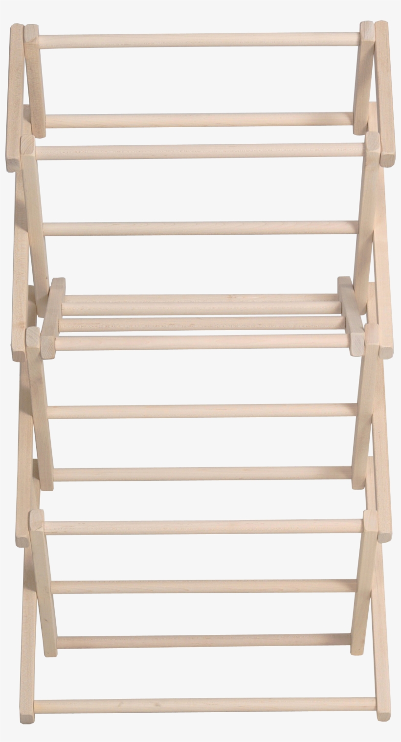 Download Small Wooden Clothes Drying Rack Heavy Duty 100% Hardwood ...