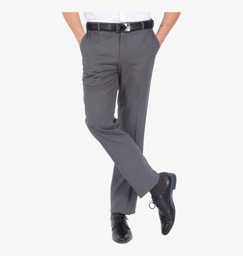 Grey Formal Pants With Self Designs - Formal Pant Png PNG Image ...