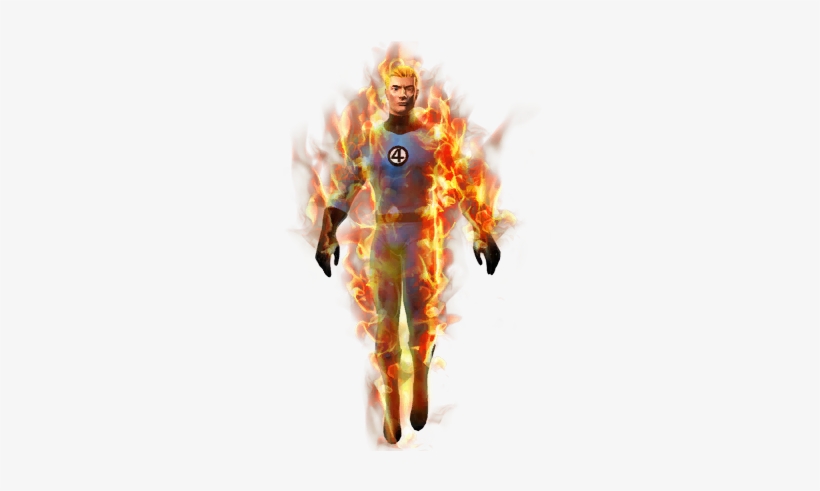 Download Human Torch - Human Torch Marvel Retro | Transparent PNG ...