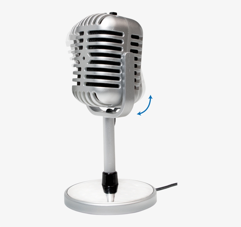 Hs0036 Retro Style Microphone - Logilink - Retro Style Microphone ...