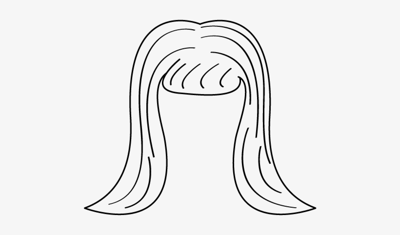 Wig Clip Art Black And White