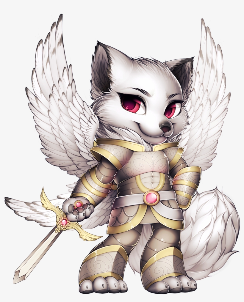 Angel Fox - Furvilla Angelic Fox PNG Image | Transparent PNG Free ...