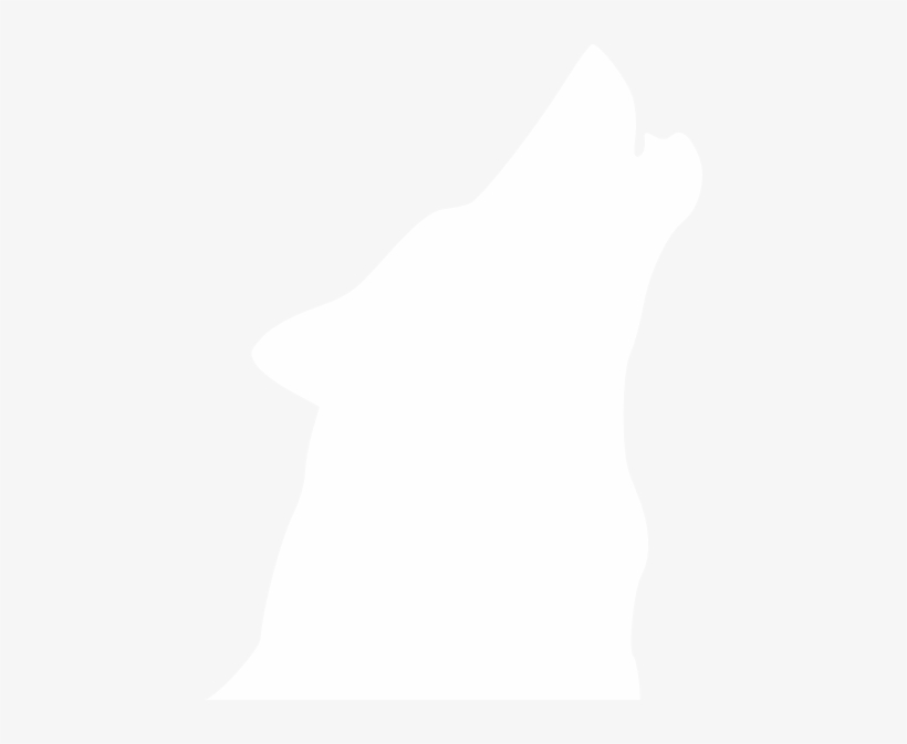 Wolf Head Clip Art - Wolf Head Howling Outline PNG Image | Transparent ...