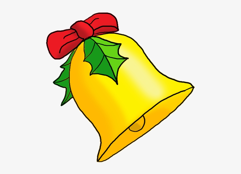 Download Christmas Bell With Red Bow - Christmas Clip Art | Transparent ...