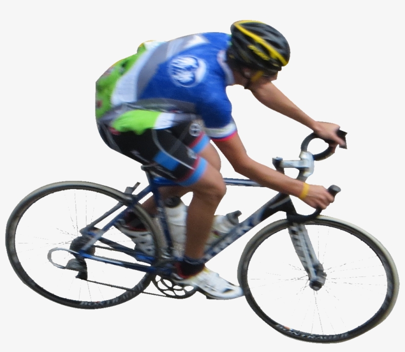 Cyclist, Wallpapers Keith Serrano - Overhead View Of Person Biking PNG ...