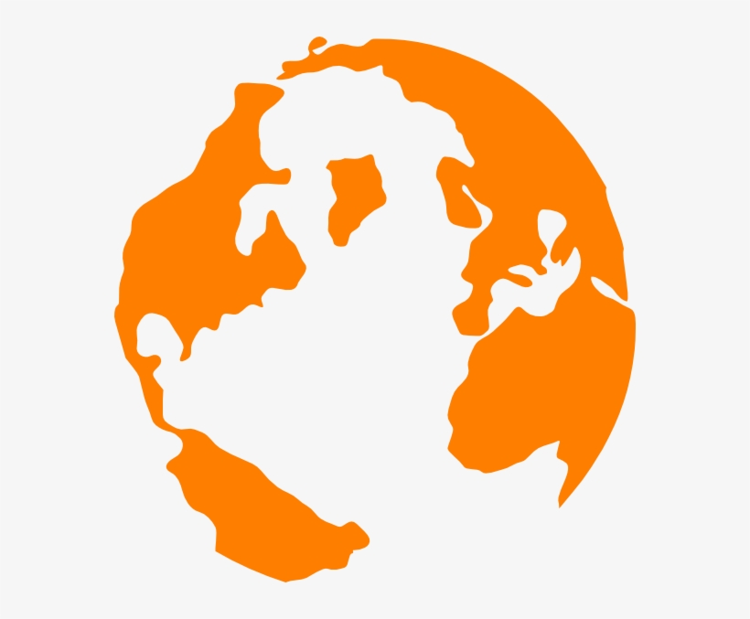 Download Orange Globe Clip Art - Earth Clipart | Transparent PNG ...