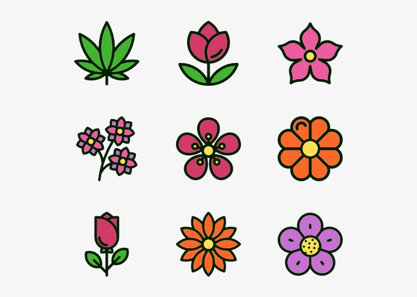 Flowers 30 Icons - Icon Flowers PNG Image | Transparent PNG Free ...
