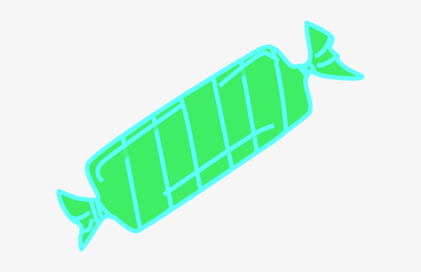 Download This Free Clipart Png Design Of Green Wrapped Candy ...