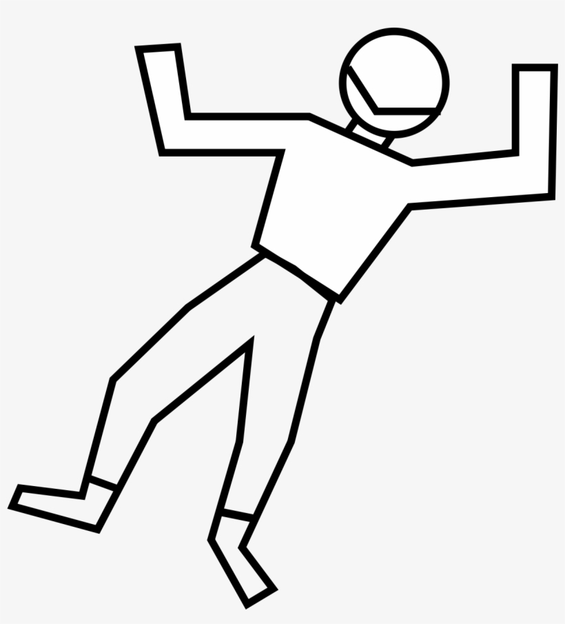 Download Dead Body Outline Png Freeuse Download - Cartoon Dead Person ...