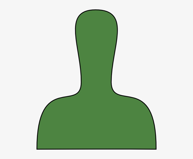 How To Set Use Green Person Silhouette Outline Clipart PNG Image ...