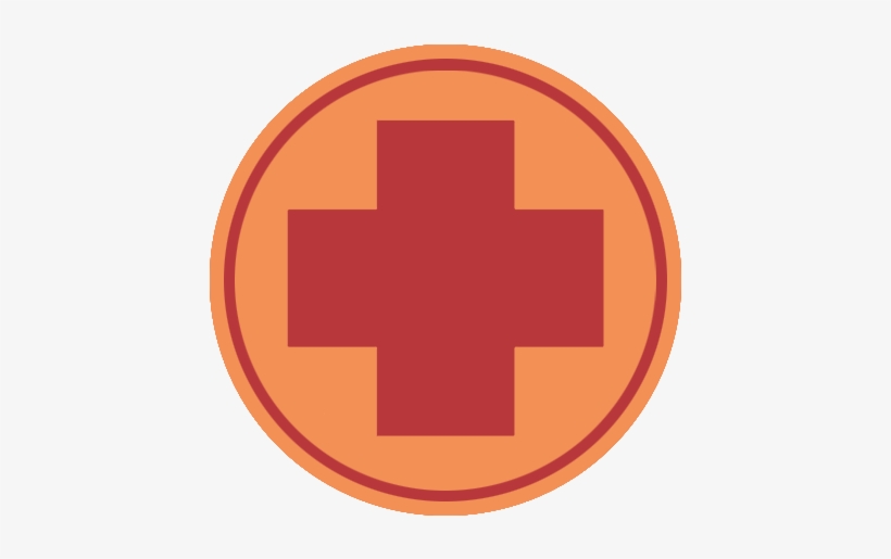 Medic Emblem Red - Tf2 All Symbols PNG Image | Transparent PNG Free ...
