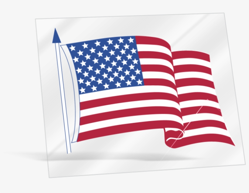 Clear Static Cling American Flag Decals Png American - American Flag ...