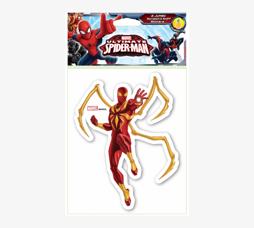 Marvel Spider Man Smickers Jumbo Smicker Set - Iron Spider Comic Mcu ...