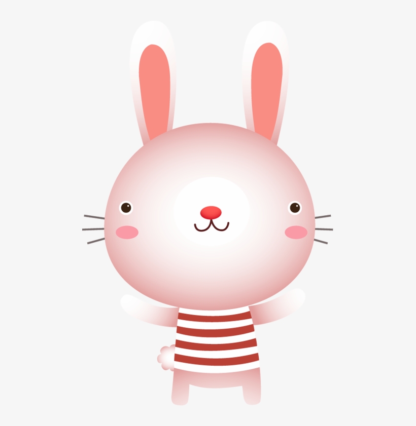 Download Happy Rabbit Cartoon - Cartoon | Transparent PNG Download ...