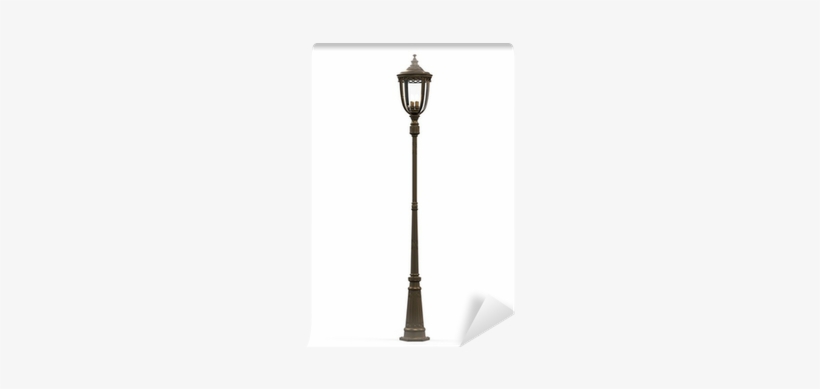 Street Lamppost Isolated On White Background Wall Mural - Street Light ...