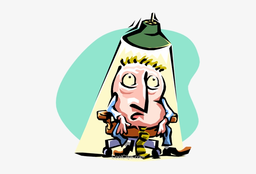 Cartoon Businessman/under The Spotlight Royalty Free - Illustration PNG ...