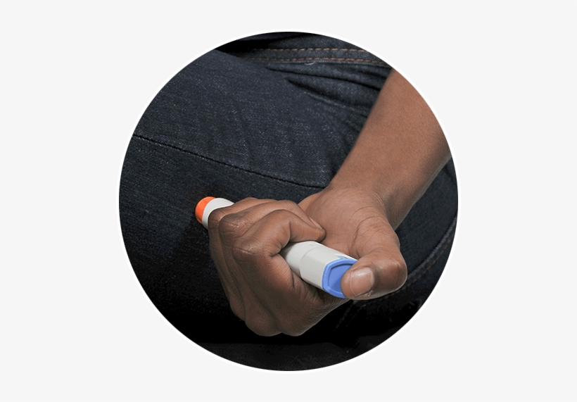 Anaphylaxis - Epipen In Leg PNG Image | Transparent PNG Free Download ...