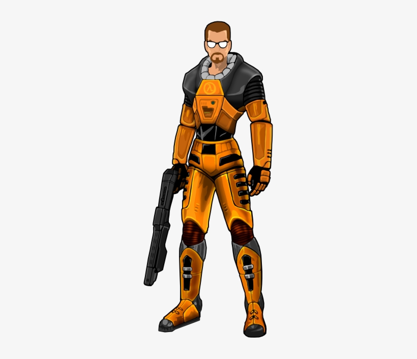 Download Half-life - Gordon Freeman - Hd Png - Gordon Freeman Render ...