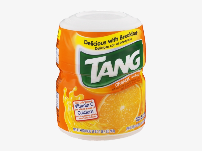 Tang Drink Mix, Orange - 20 Oz Canister PNG Image | Transparent PNG ...
