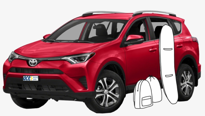 Toyota Rav4 Or Similar - 2017 Toyota Rav4 Le Red PNG Image ...