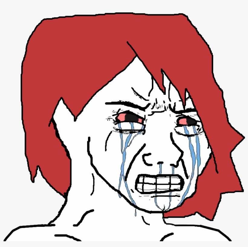 Silverjak - Crying Blood Rage Face PNG Image | Transparent PNG Free ...