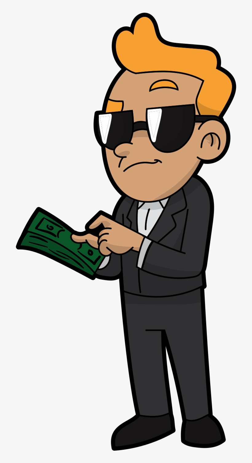 Make Money Clipart Money Man - Drawing PNG Image | Transparent PNG Free ...