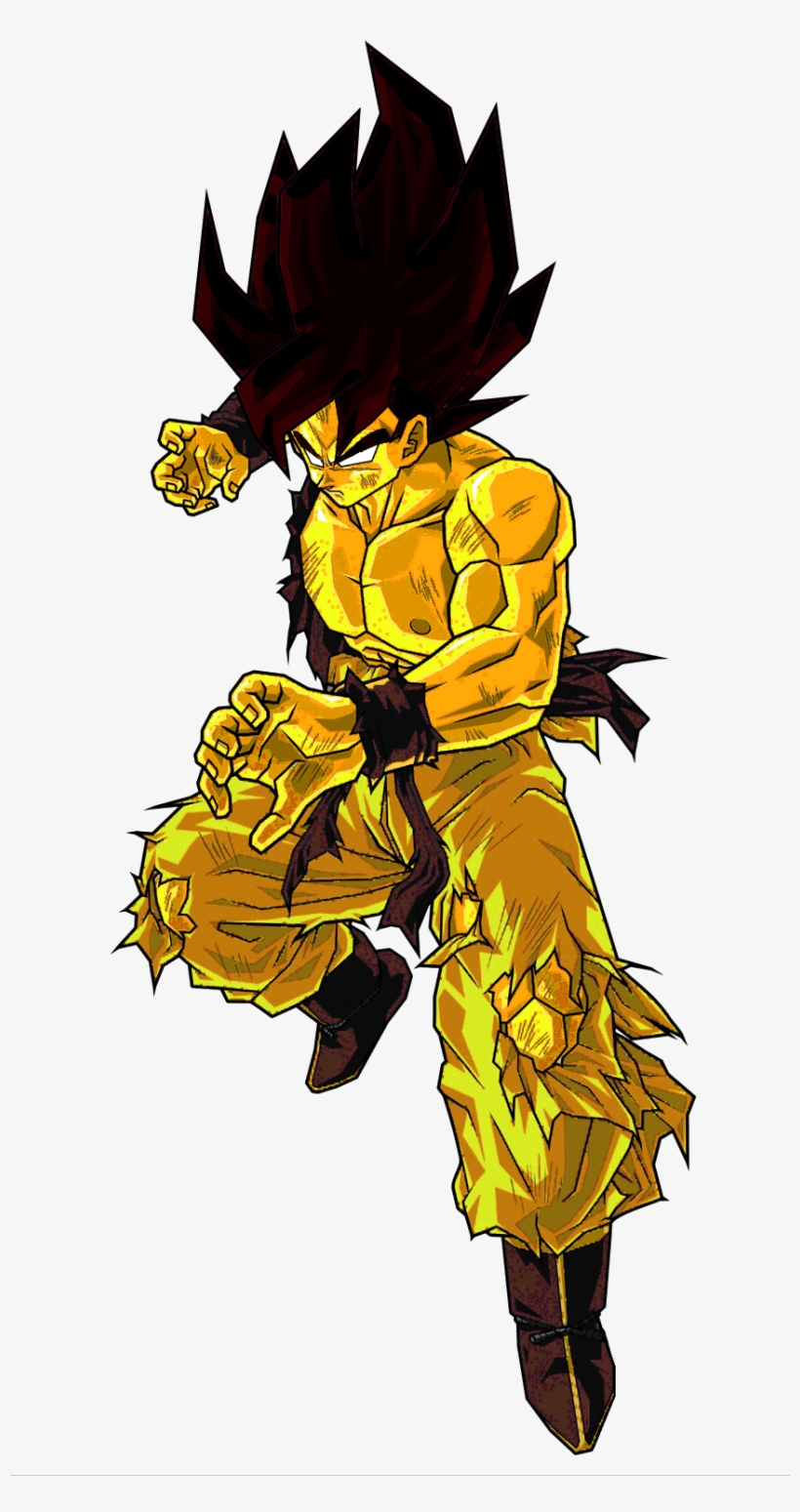 Giji Aka False Ssj Goku By Deadman2989 - Dragon Ball Z Goku PNG Image ...