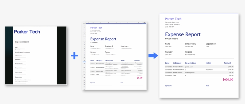 Google Docs Reportate Form Publisher Sheets Expense - Google Docs ...