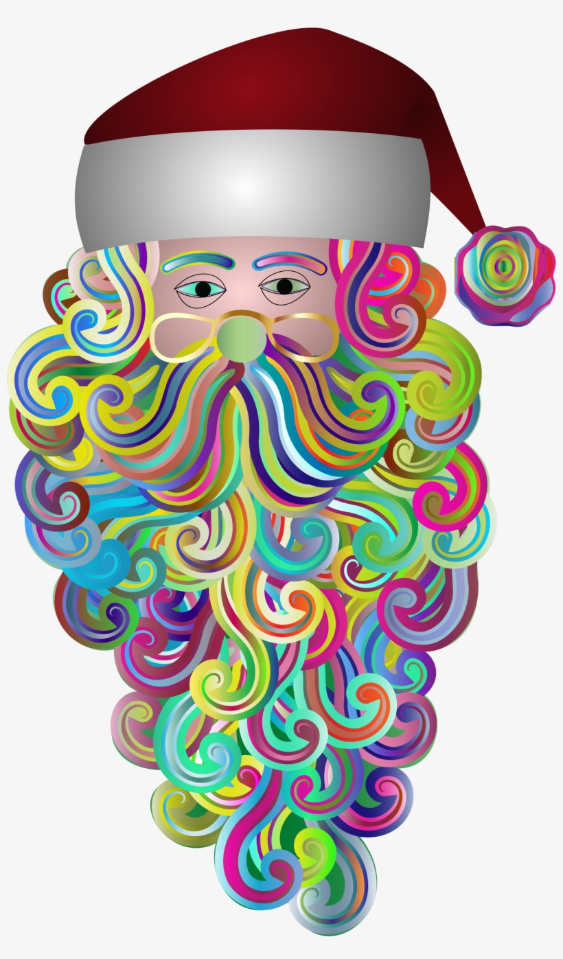 Transparent Santa Beard