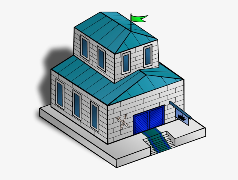 The Hall Cliparts - Town Hall Cartoon Drawing PNG Image | Transparent ...