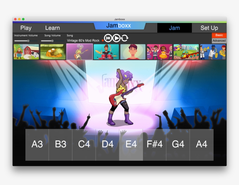 The Guitar Player In The Jamboxx Jam Mode - Drums PNG Image ...