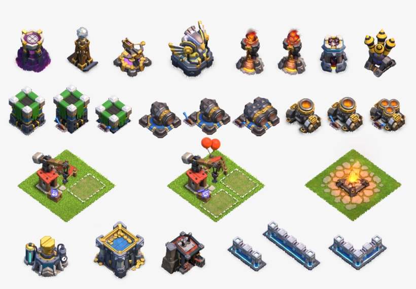 Town Hall - - Clash Of Clans Max Level Town Hall 12 PNG Image ...