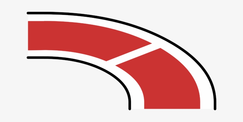 Download Curved Racetrack Piece Sprite 004 - Circle | Transparent PNG ...