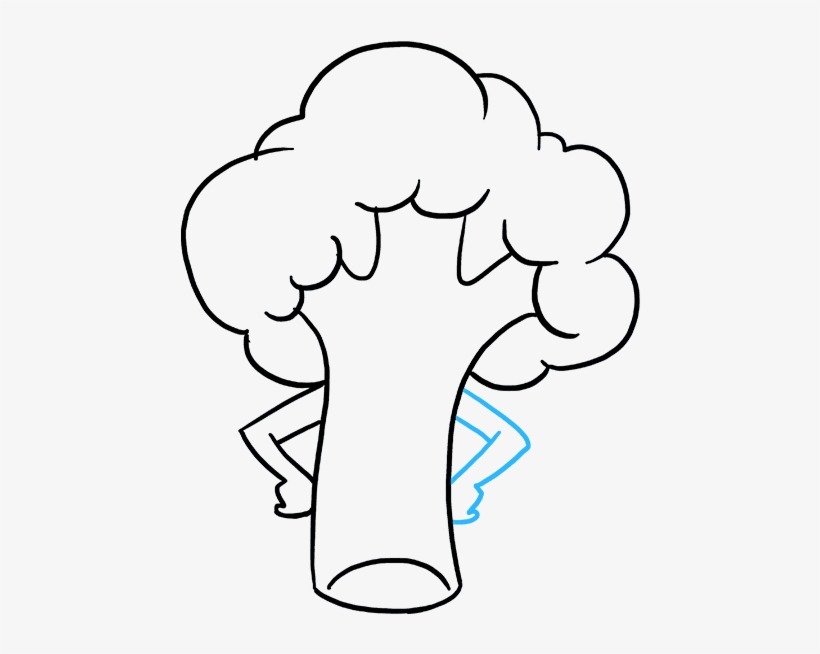 How To Draw Broccoli - Drawing PNG Image | Transparent PNG Free ...
