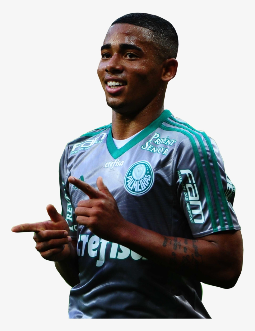 Gabriel Jesus Render - Player PNG Image | Transparent PNG Free Download ...