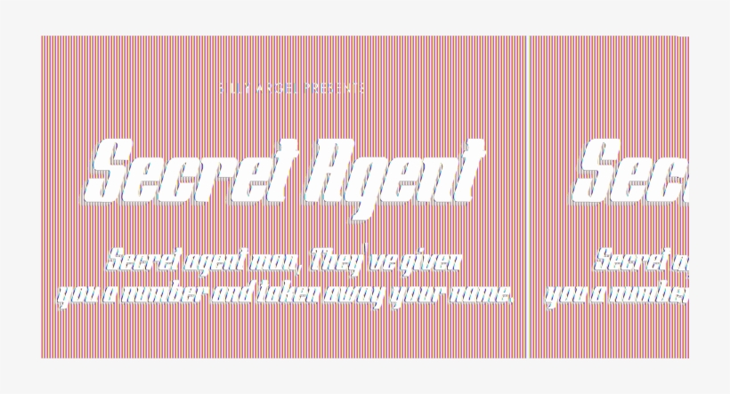 Free Secret Agent Font - Graphic Design PNG Image | Transparent PNG ...